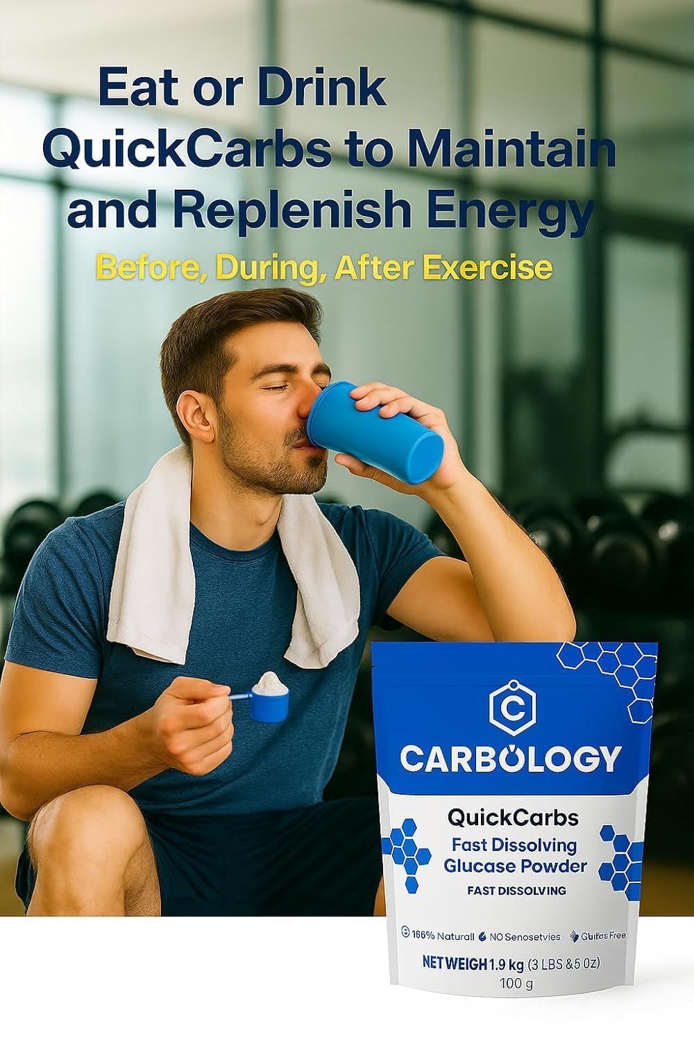 instant energy powder for endurance training