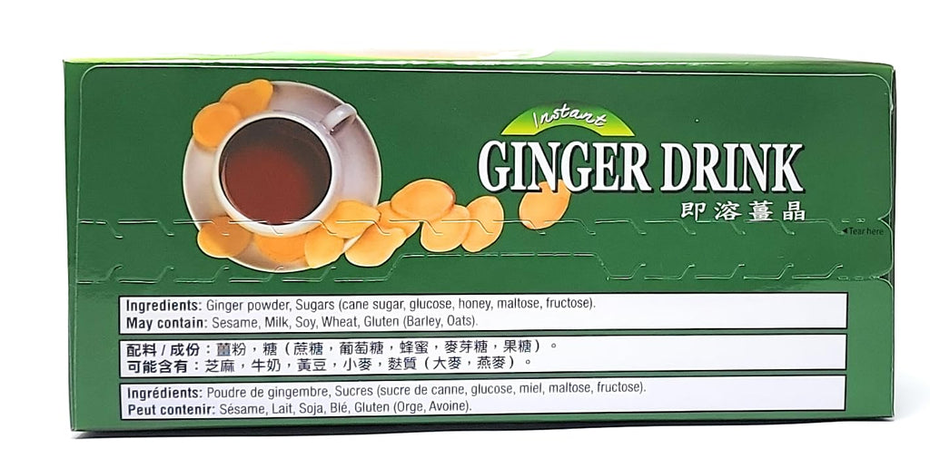 instant ginger drink for energy boost