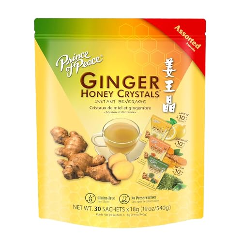instant ginger honey crystals sachets