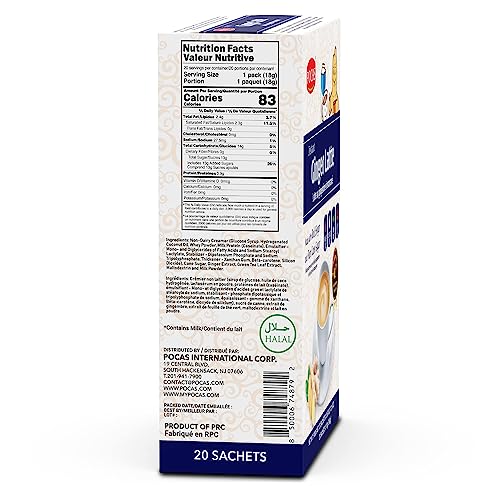 Instant ginger latte for quick energy