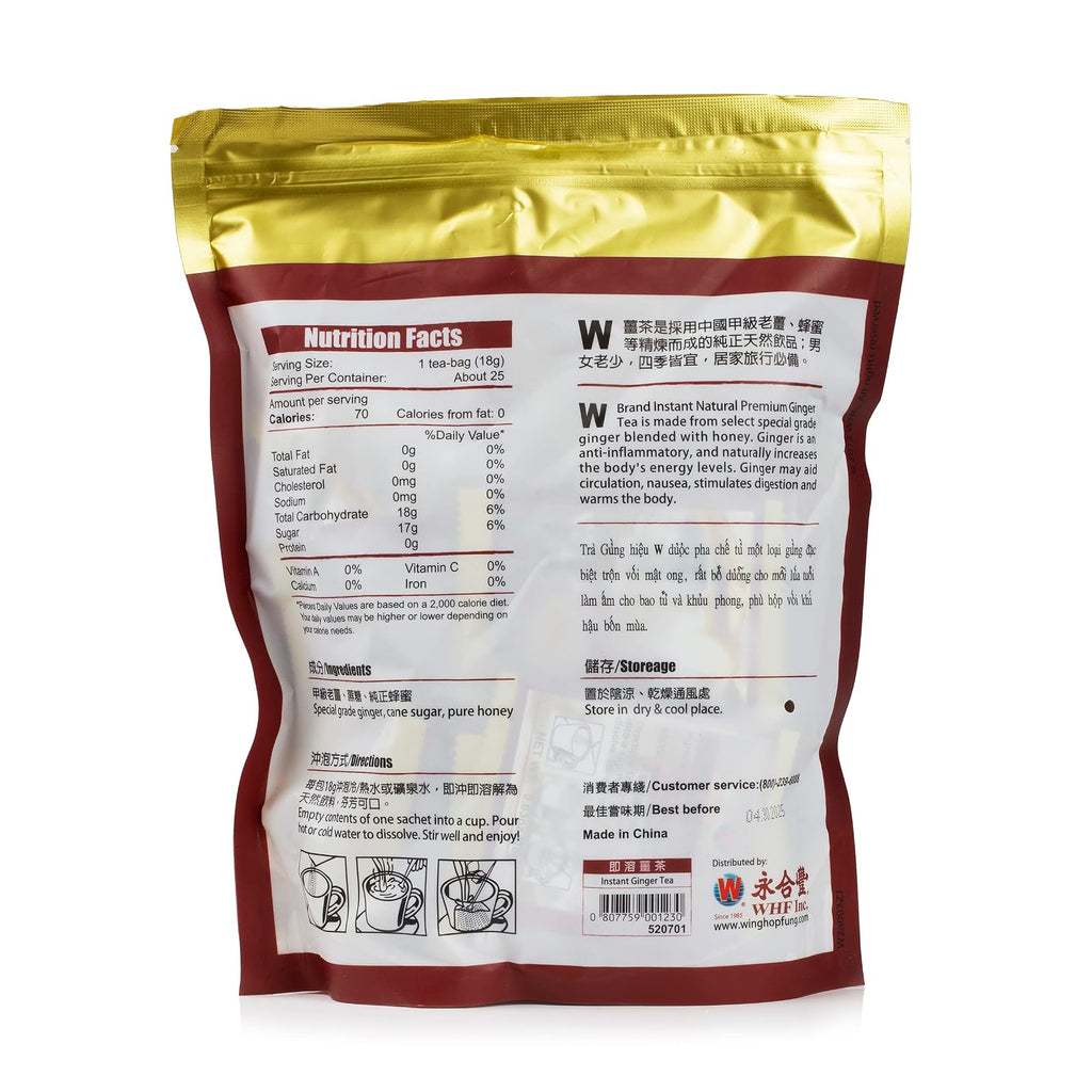 instant ginger tea for wellness