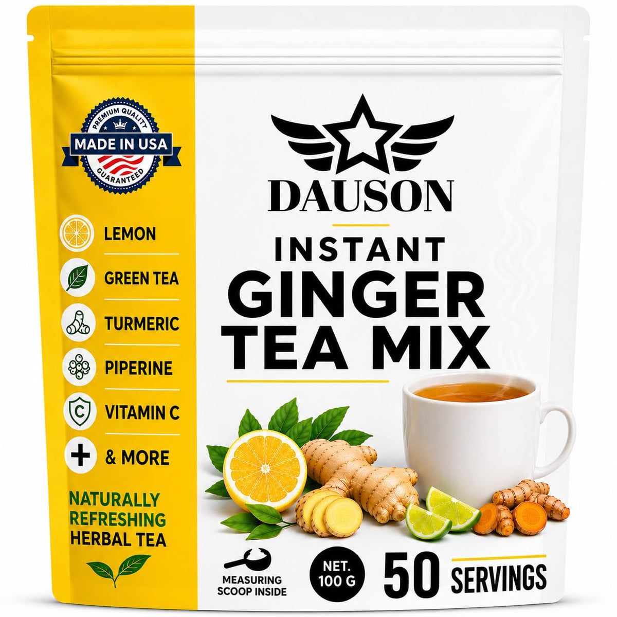 instant ginger tea powder for quick brewing