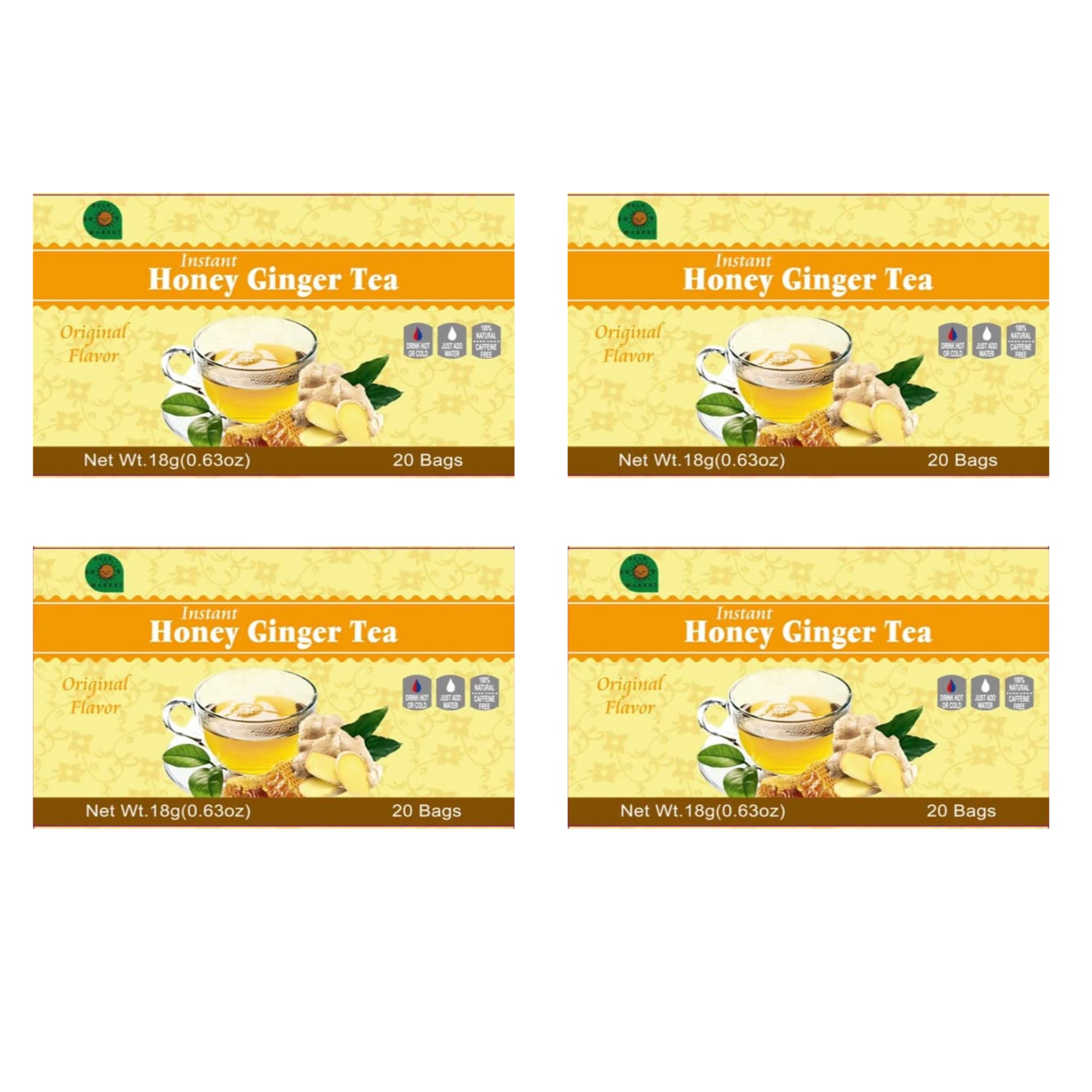 instant ginger tea sachets