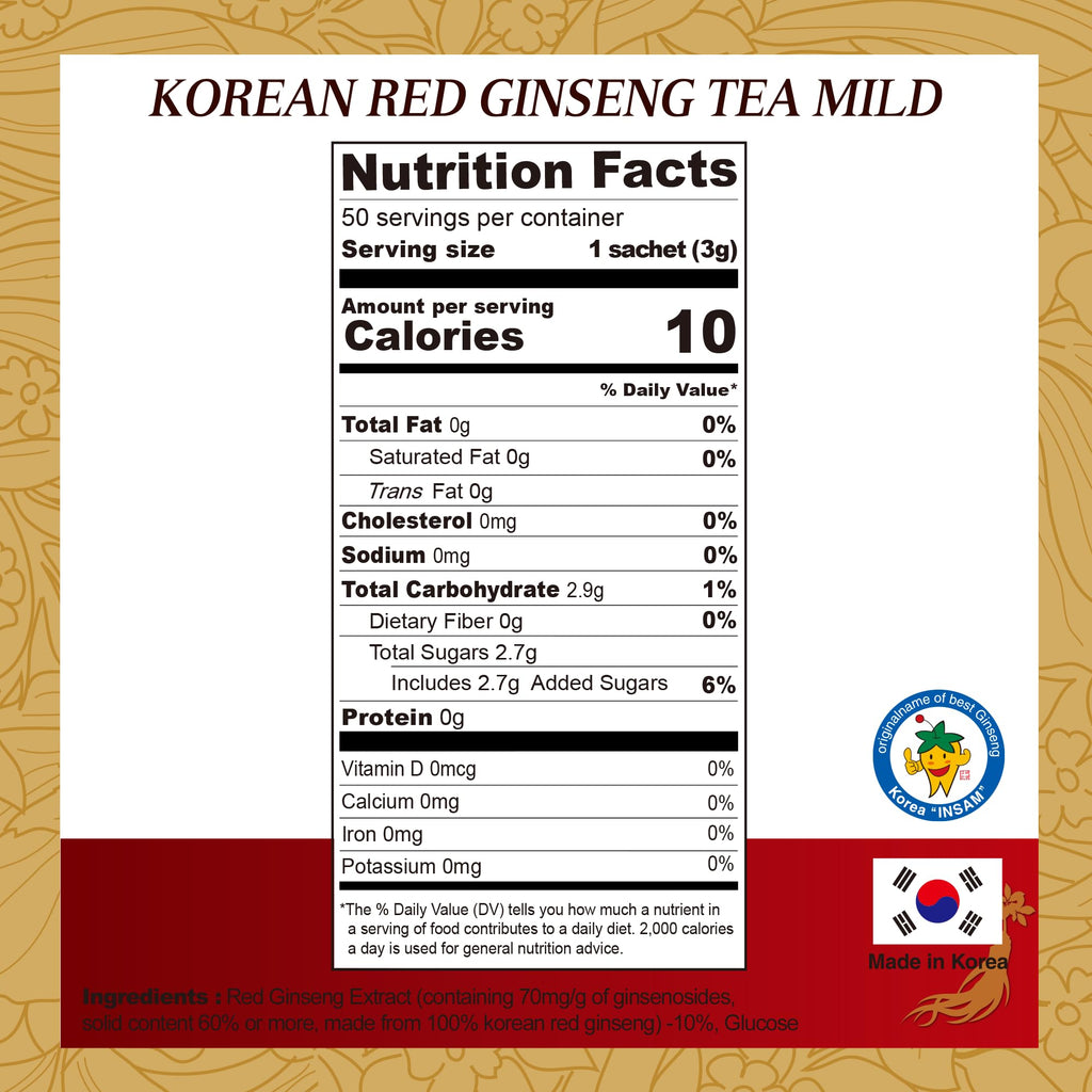 instant ginseng for revitalizing energy