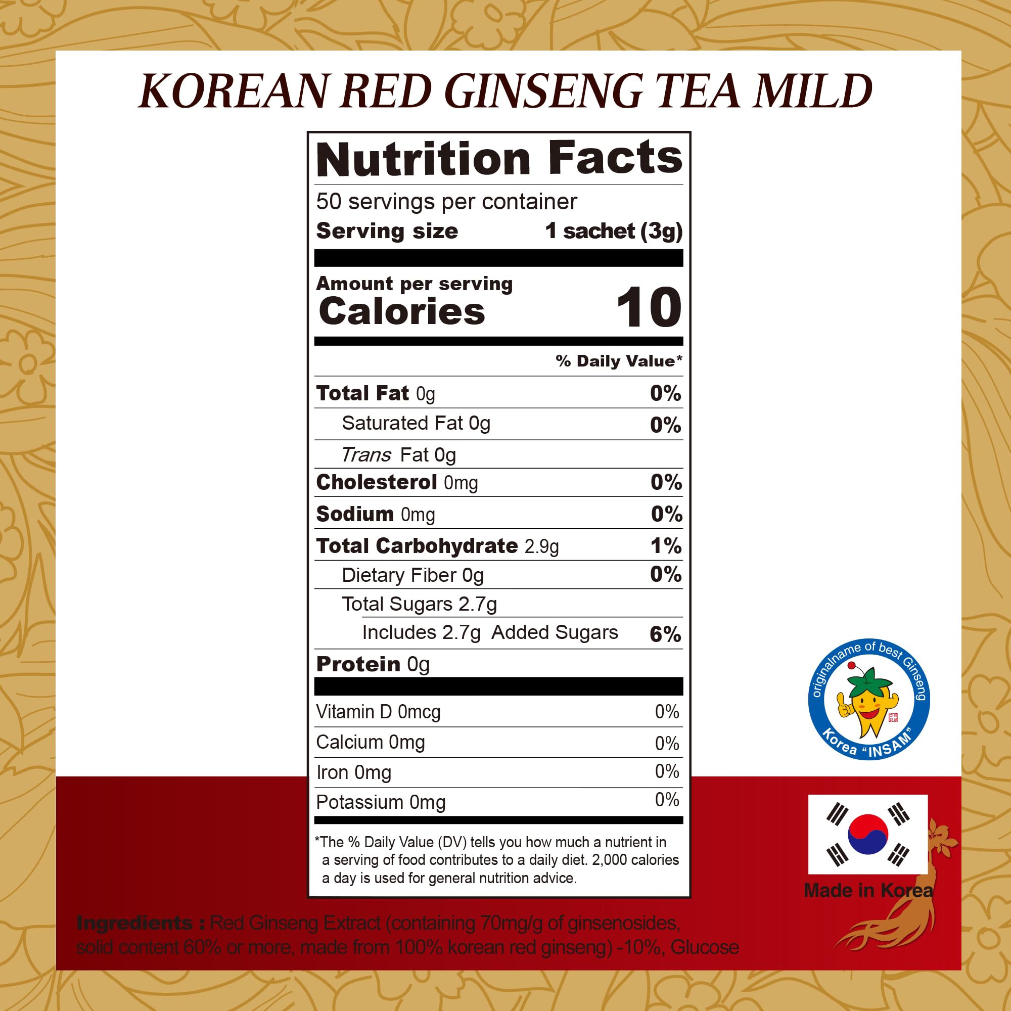 instant ginseng for revitalizing energy