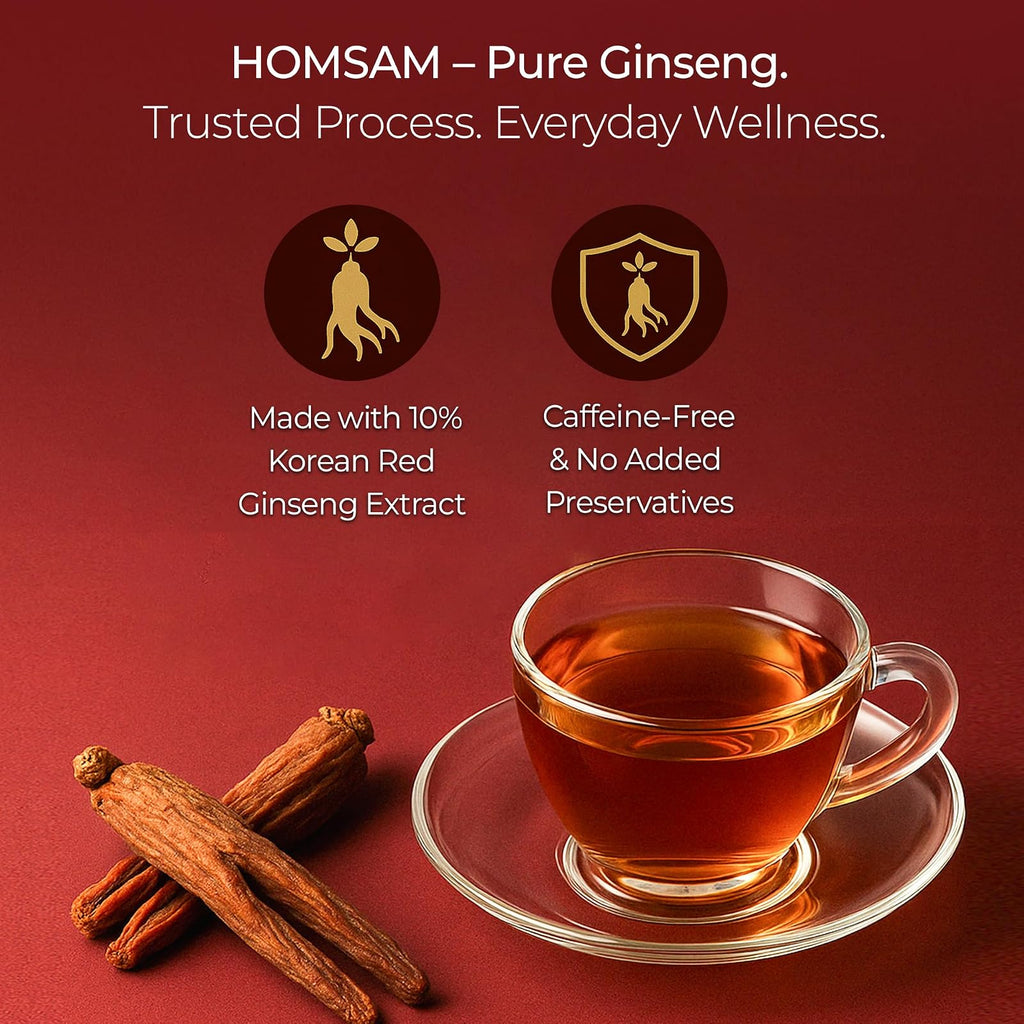 instant ginseng tea sachets