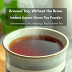 instant green tea for quick brewing