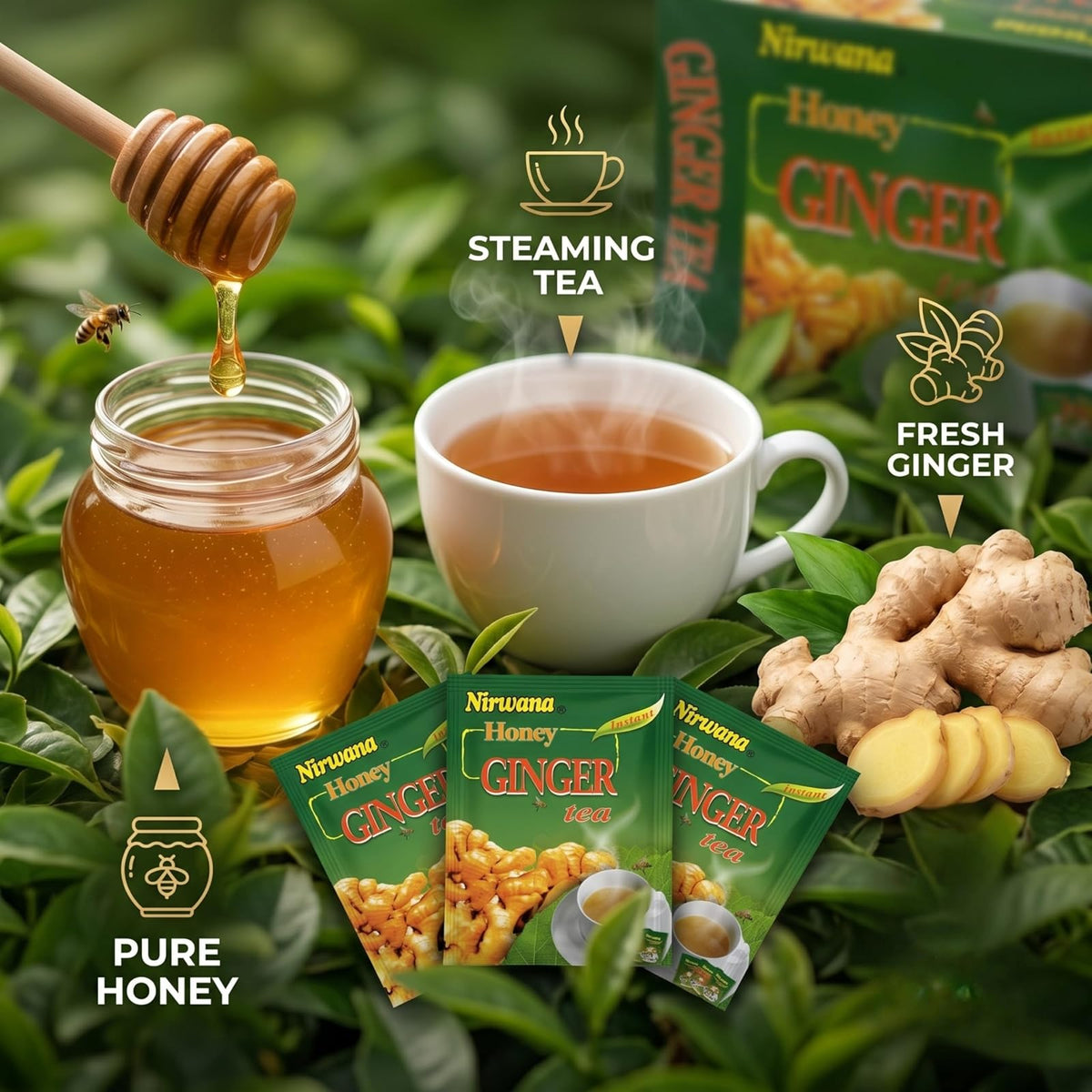 instant herbal tea for soothing comfort