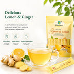 instant herbal tea with lemon
