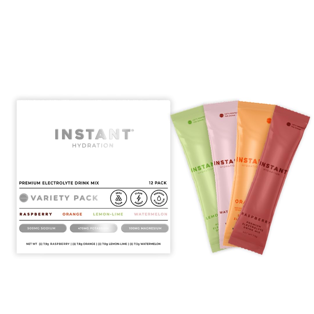 Instant Hydration electrolyte powder sticks