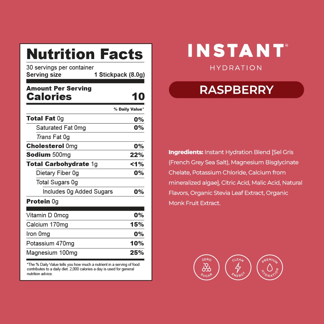 instant hydration for active lifestyles