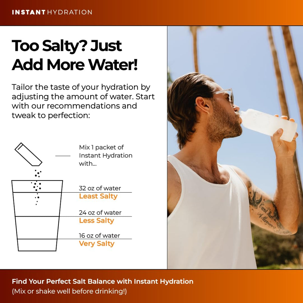 instant hydration for hot weather