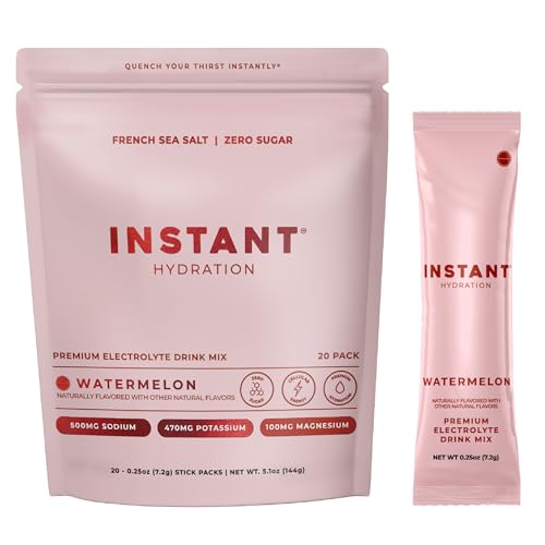 Instant Hydration watermelon electrolytes powder