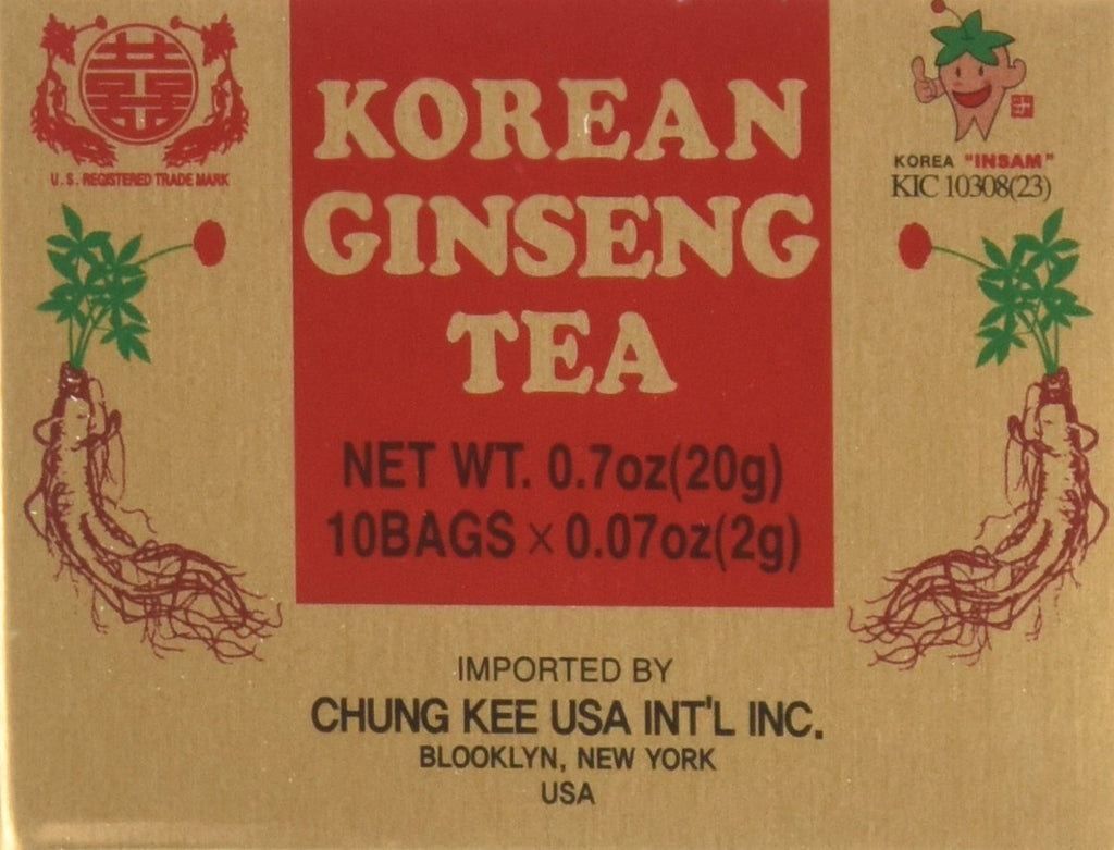 Instant Korean ginseng herbal tea bags