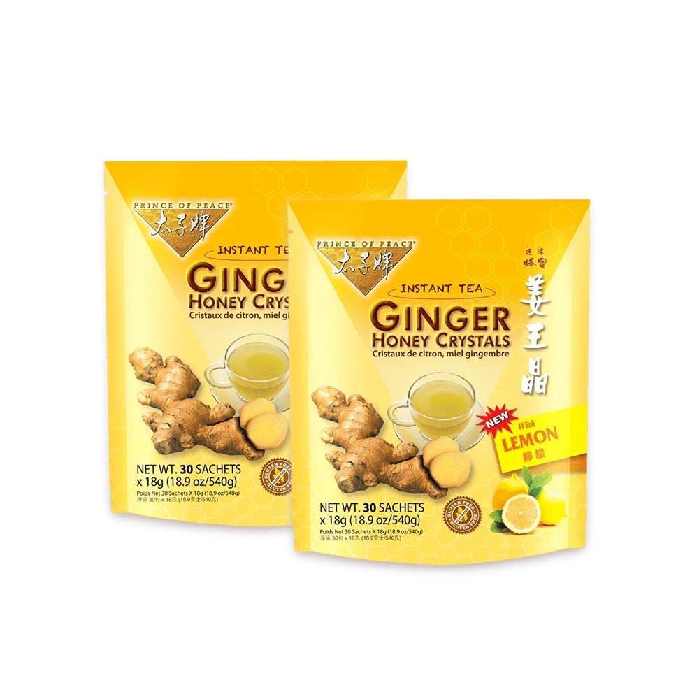 instant lemon ginger herbal tea