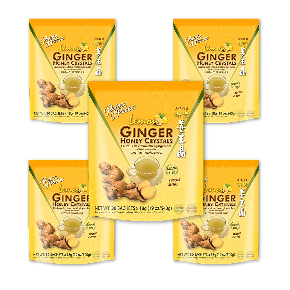 instant lemon ginger honey tea