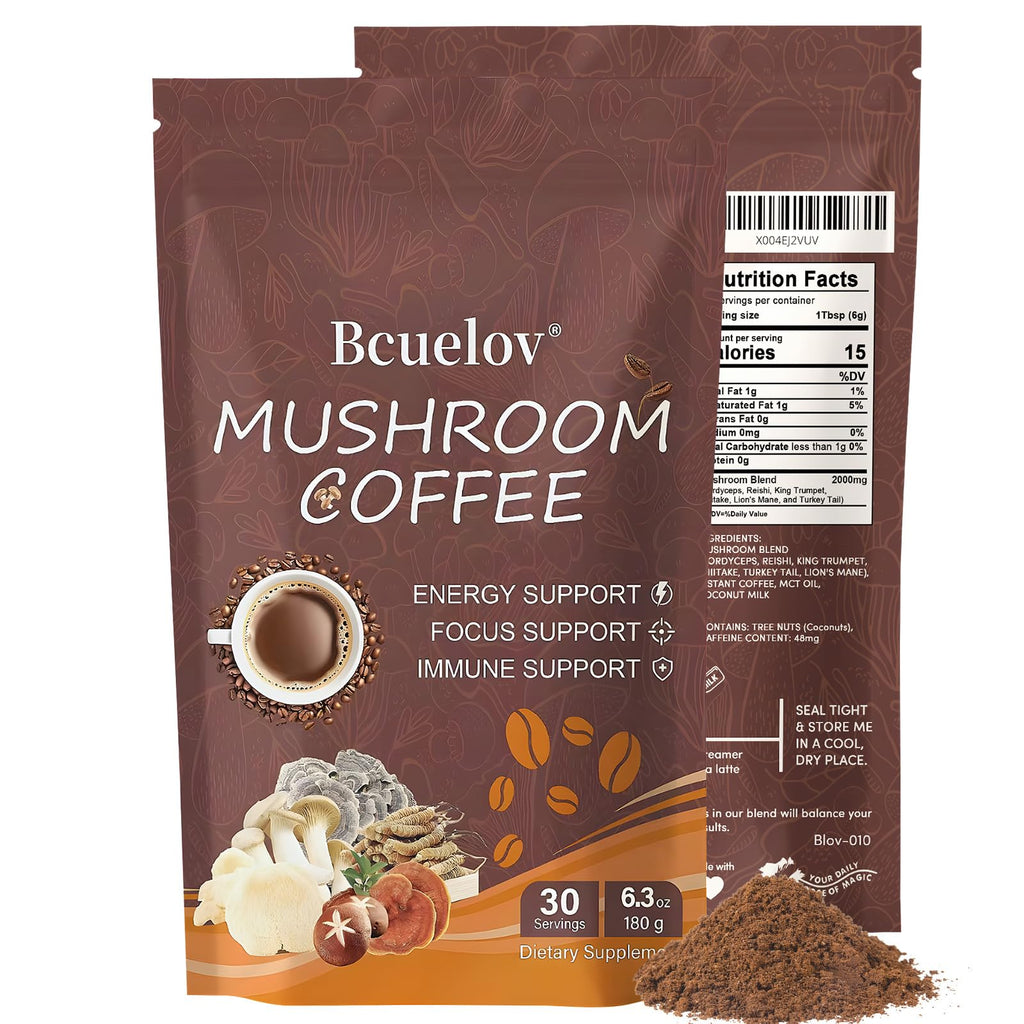 instant mushroom coffee blend