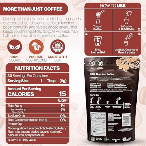 instant mushroom coffee for busy lifestyles