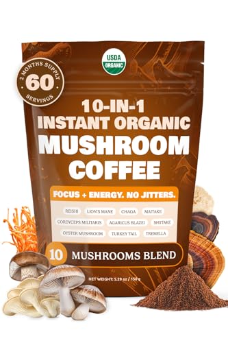 instant mushroom coffee for energy
