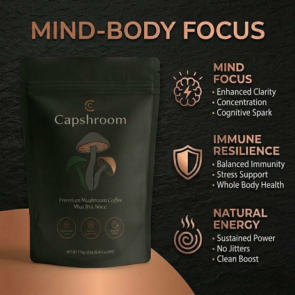 instant mushroom coffee for energy