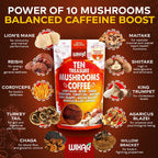 instant mushroom coffee for energy