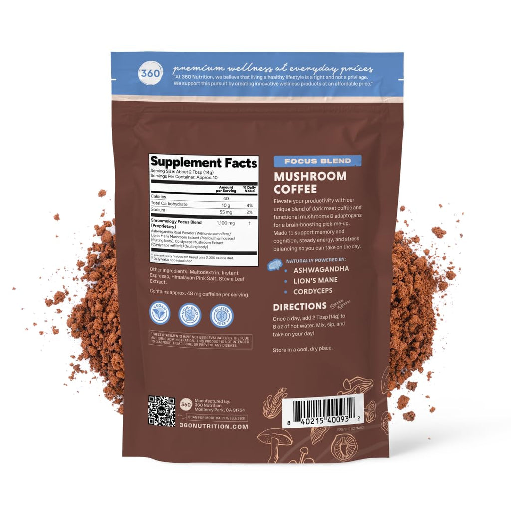 instant mushroom coffee for energy