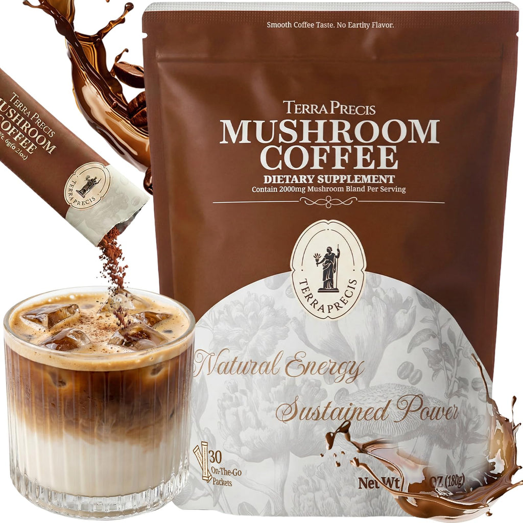 instant mushroom coffee packets