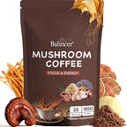 instant mushroom coffee powder