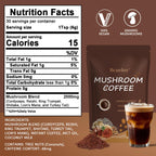 instant mushroom coffee with six mushrooms