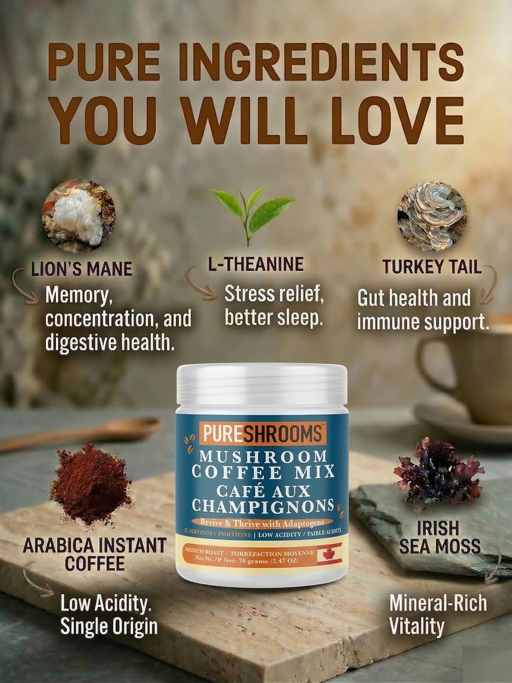 instant sea moss coffee benefits