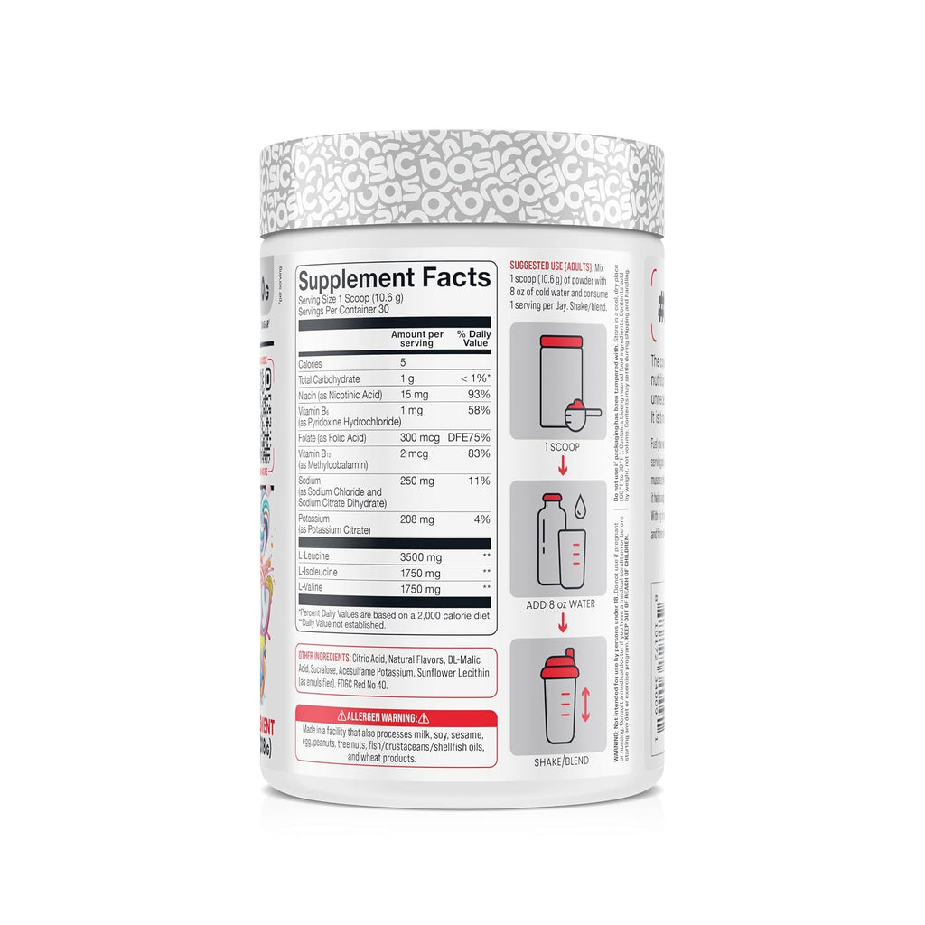 Instantized BCAA powder supplement