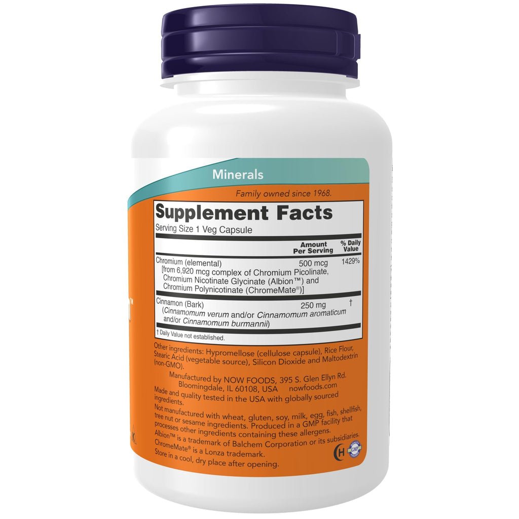 insulin co-factor chromium benefits