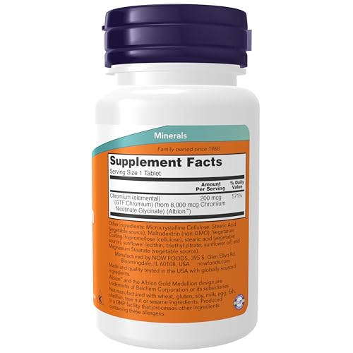 Insulin co-factor chromium supplement