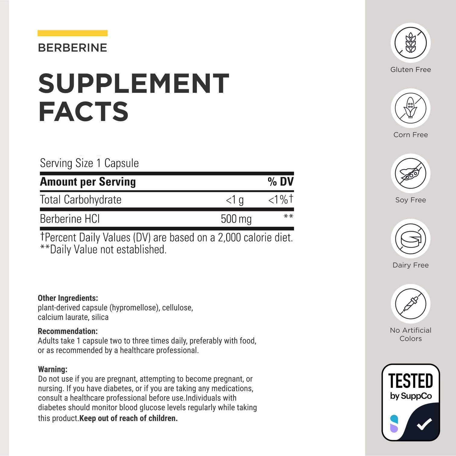 Integrative Therapeutics berberine capsules