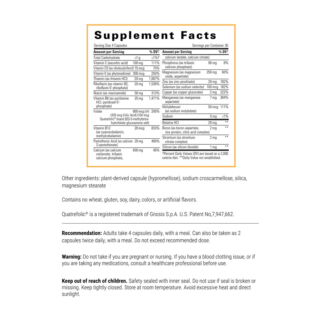 Integrative Therapeutics blended vitamin supplements