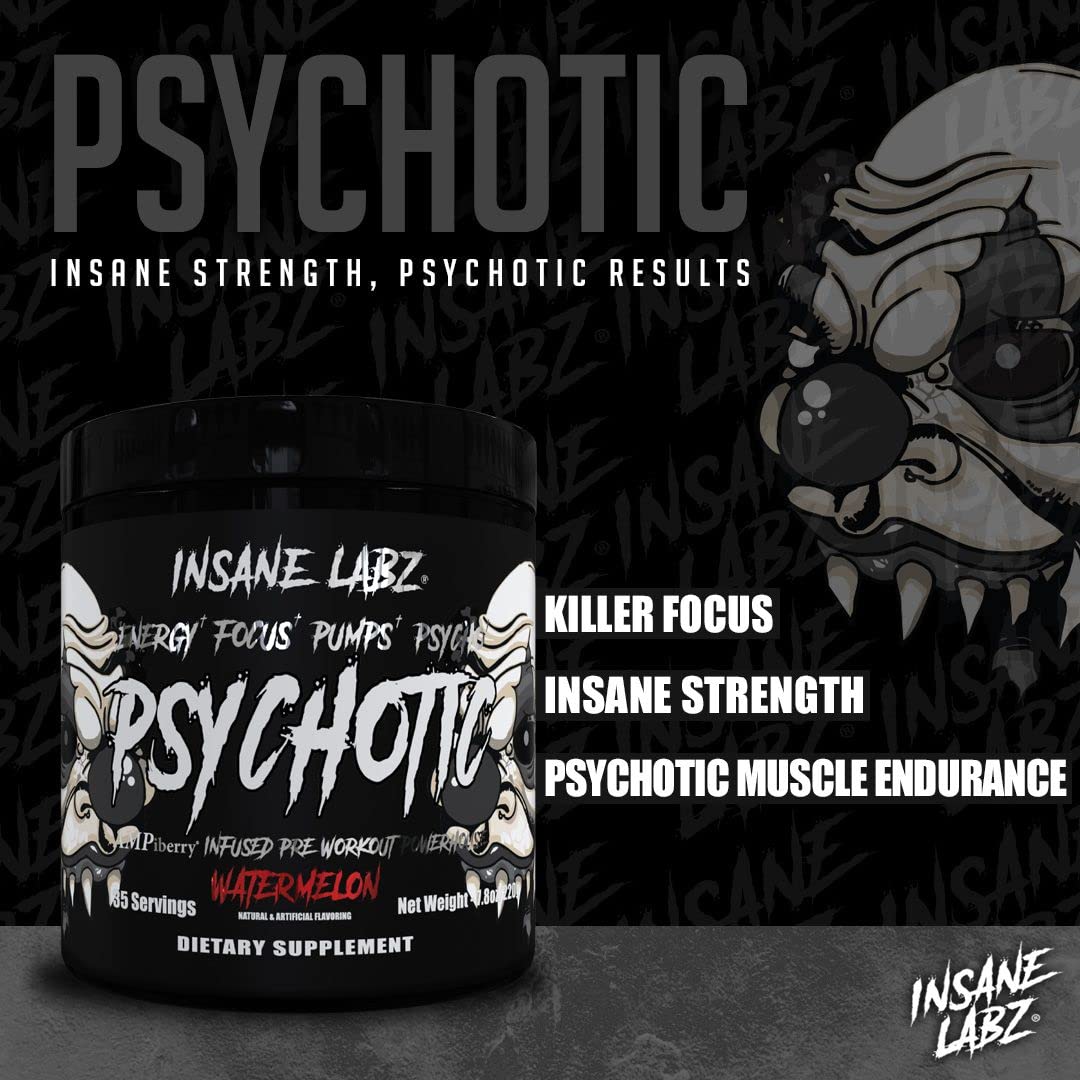 Intense workout with pre-workout powder