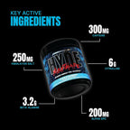 intense workout with pre-workout powder