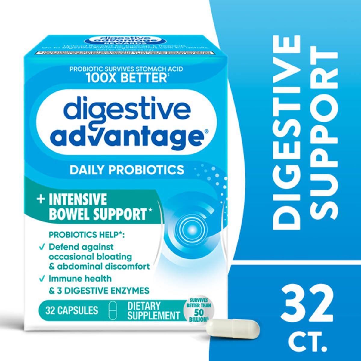 Intensive bowel support probiotic capsules