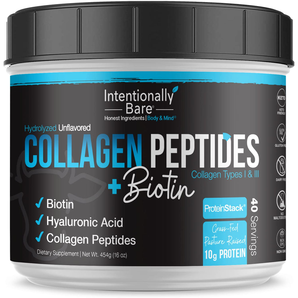 Intentionally Bare collagen peptides powder