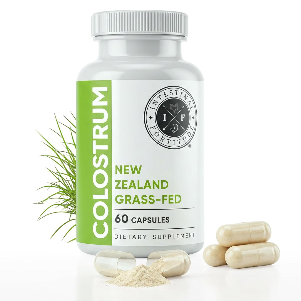 Intestinal Fortitude colostrum capsules for wellness