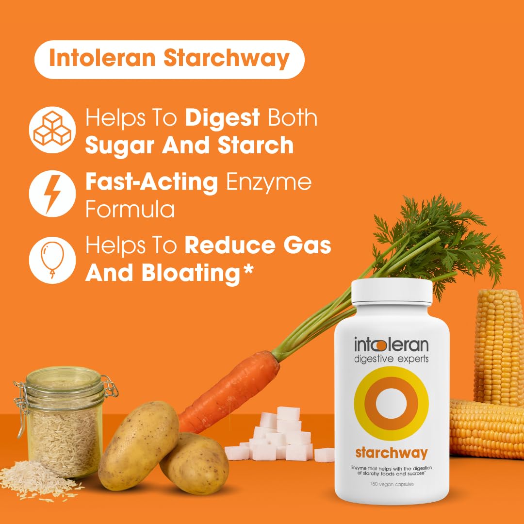 Intoleran digestive enzymes support gut health