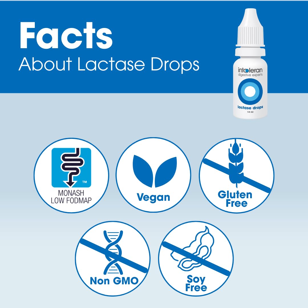 Intoleran enzyme drops for comfort