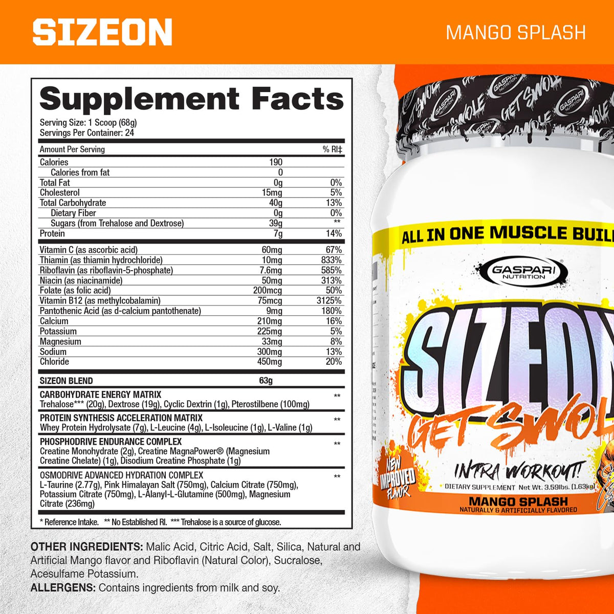 intra workout whey protein supplement