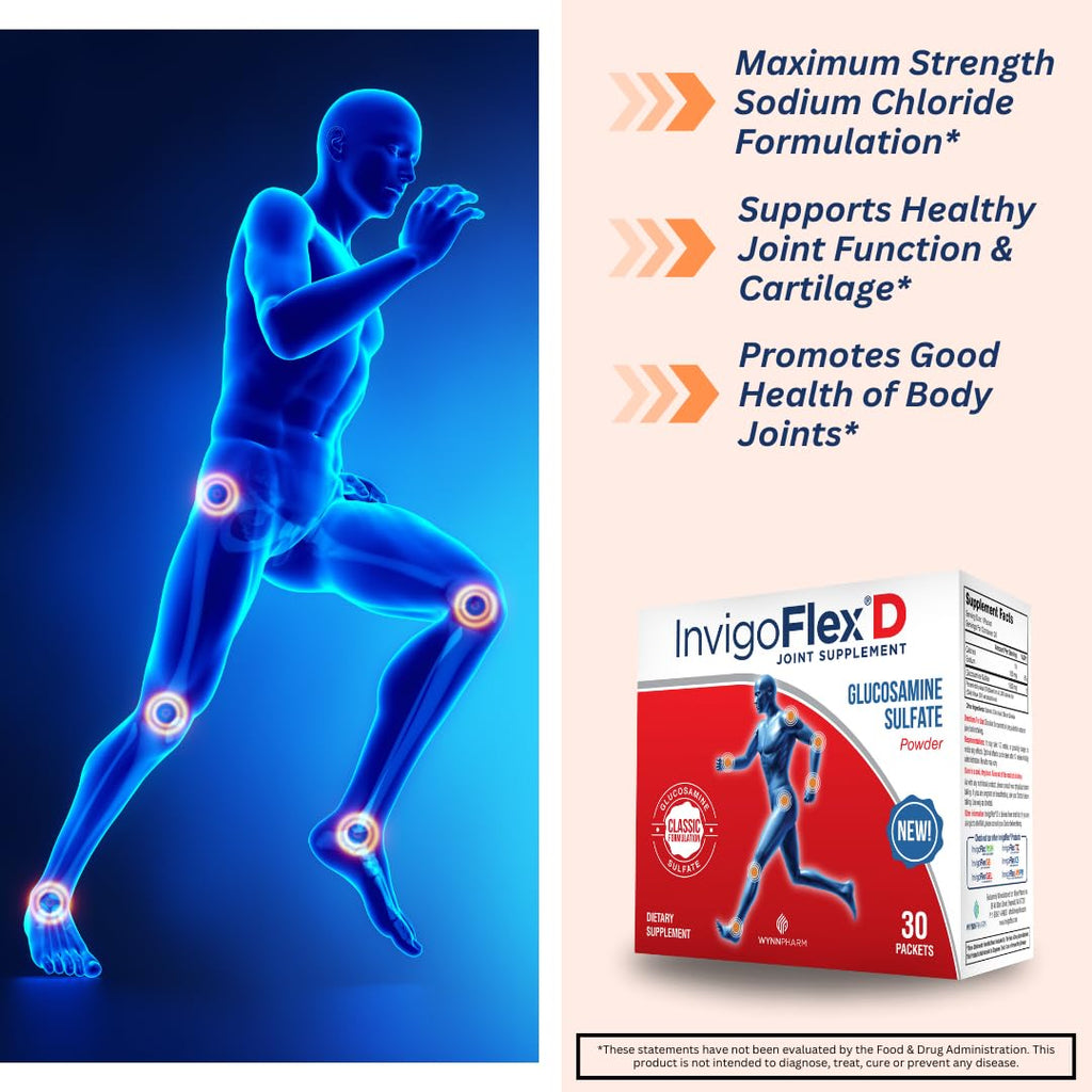 INVIGOFLEX D glucosamine packets