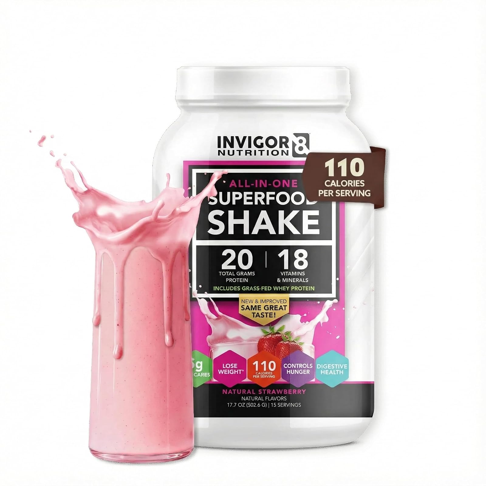 INVIGOR8 whey protein isolate shake