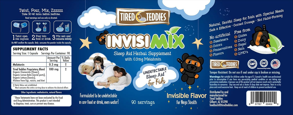 InvisiMix melatonin for restful nights