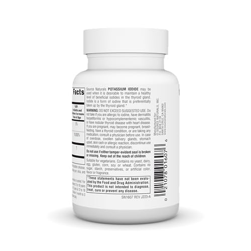 iodide tablets for thyroid health