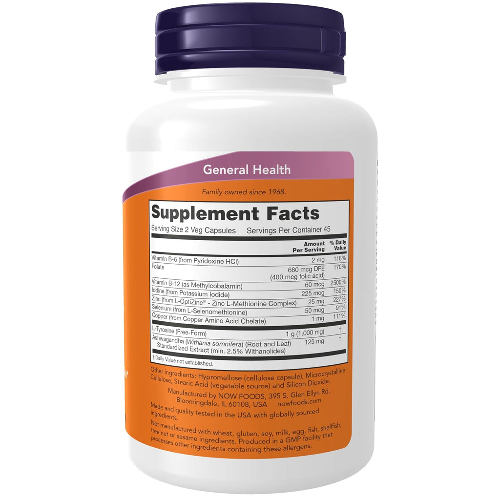 iodine and tyrosine supplement benefits
