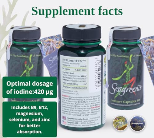 iodine capsules for nutritional needs