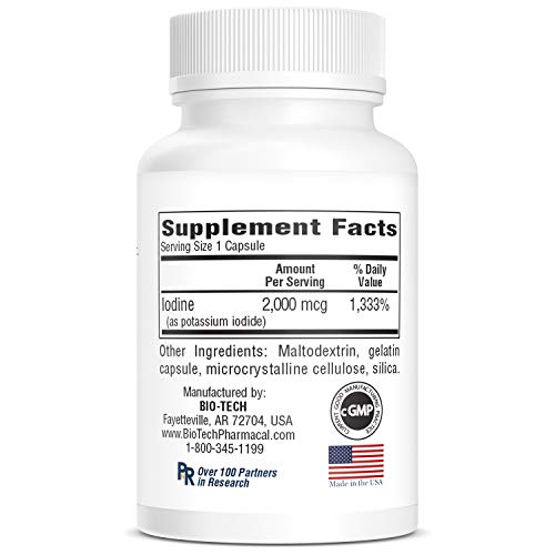 iodine capsules for overall vitality